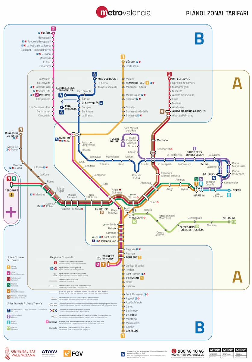Valencia Metro: Ultimate Guide to Maps, Tickets and More!